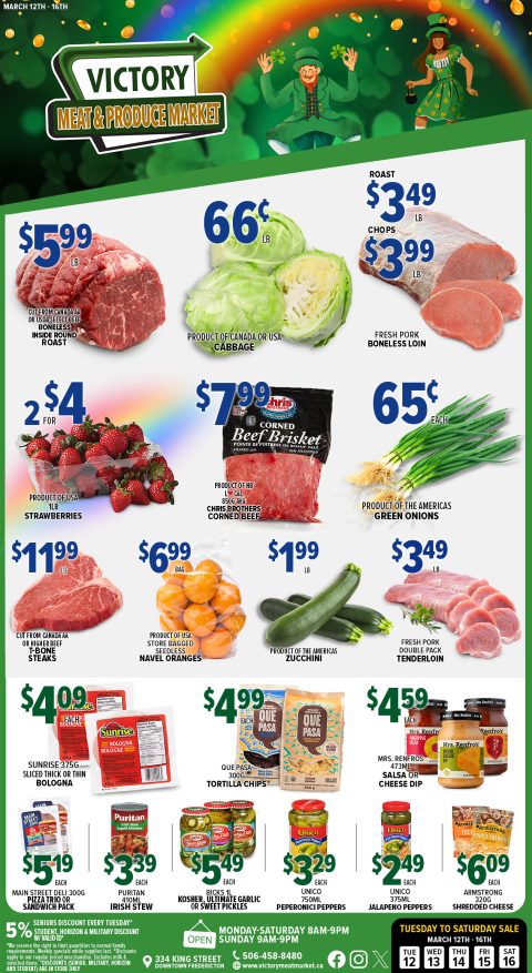 Weekly Flyer - Victory Meat and Produce Market